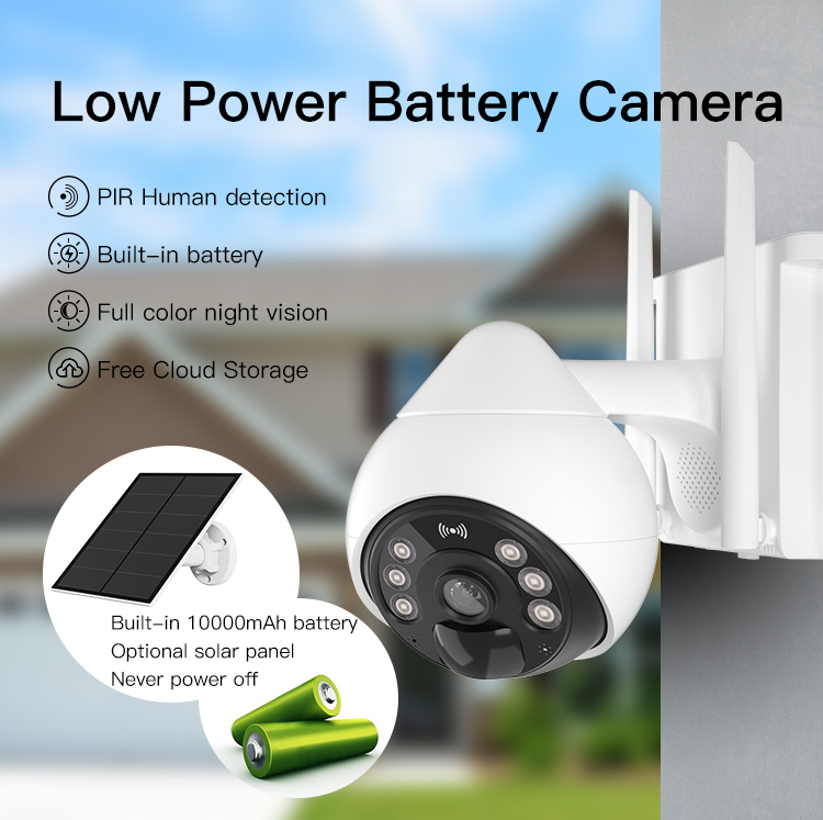 Vstarcam CB69 Solar Panel IP Camera 3MP WiFi Camera Security Waterproof ...