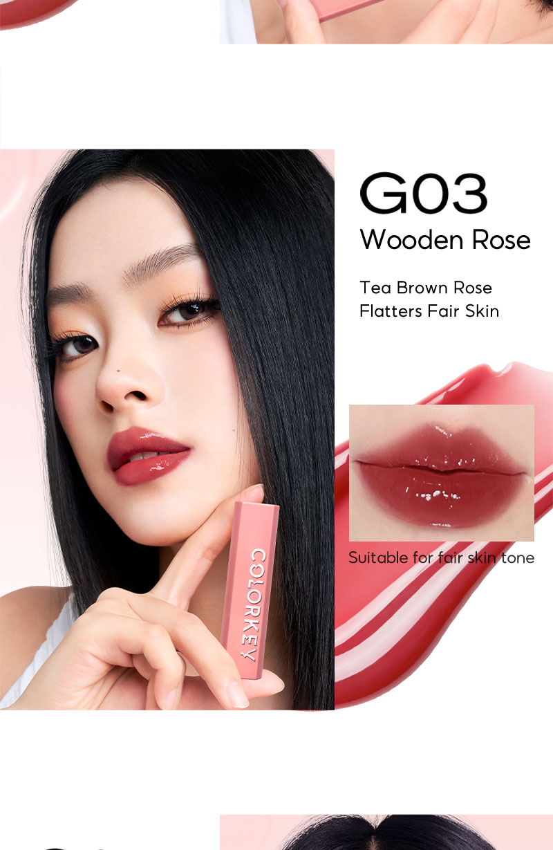 COLORKEY Glossy Moisturizing Essense Lipstick, Lip Care and makeup 2 in ...