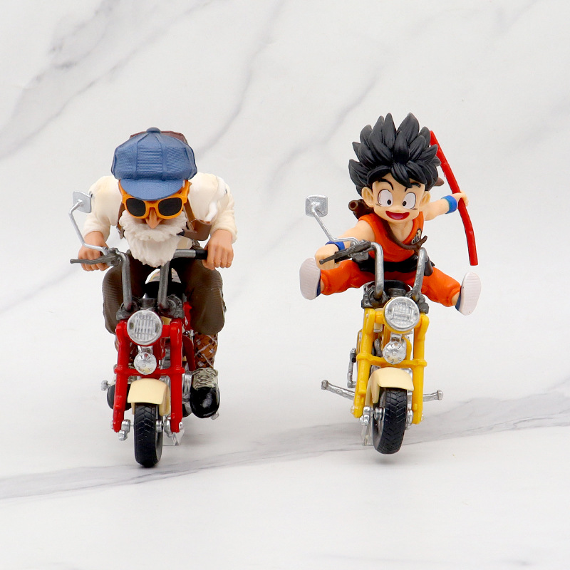 13cm Dragon Ball Z Action Figure Son Goku Master Roshi Kakarotto Kame ...