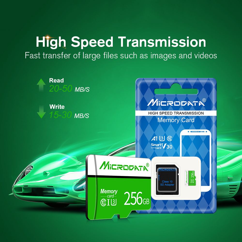 Micro SD Card 512GB 256GB 128GB 64GB 32GB class10 Flash Memory Card U3 ...