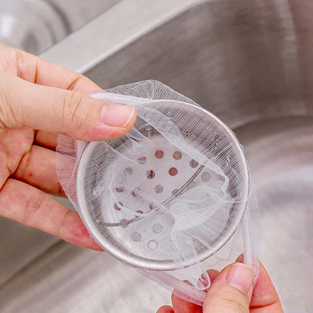 About 95pcs Kitchen Disposable Mesh Sink Filter Bags and PP Extraction ...