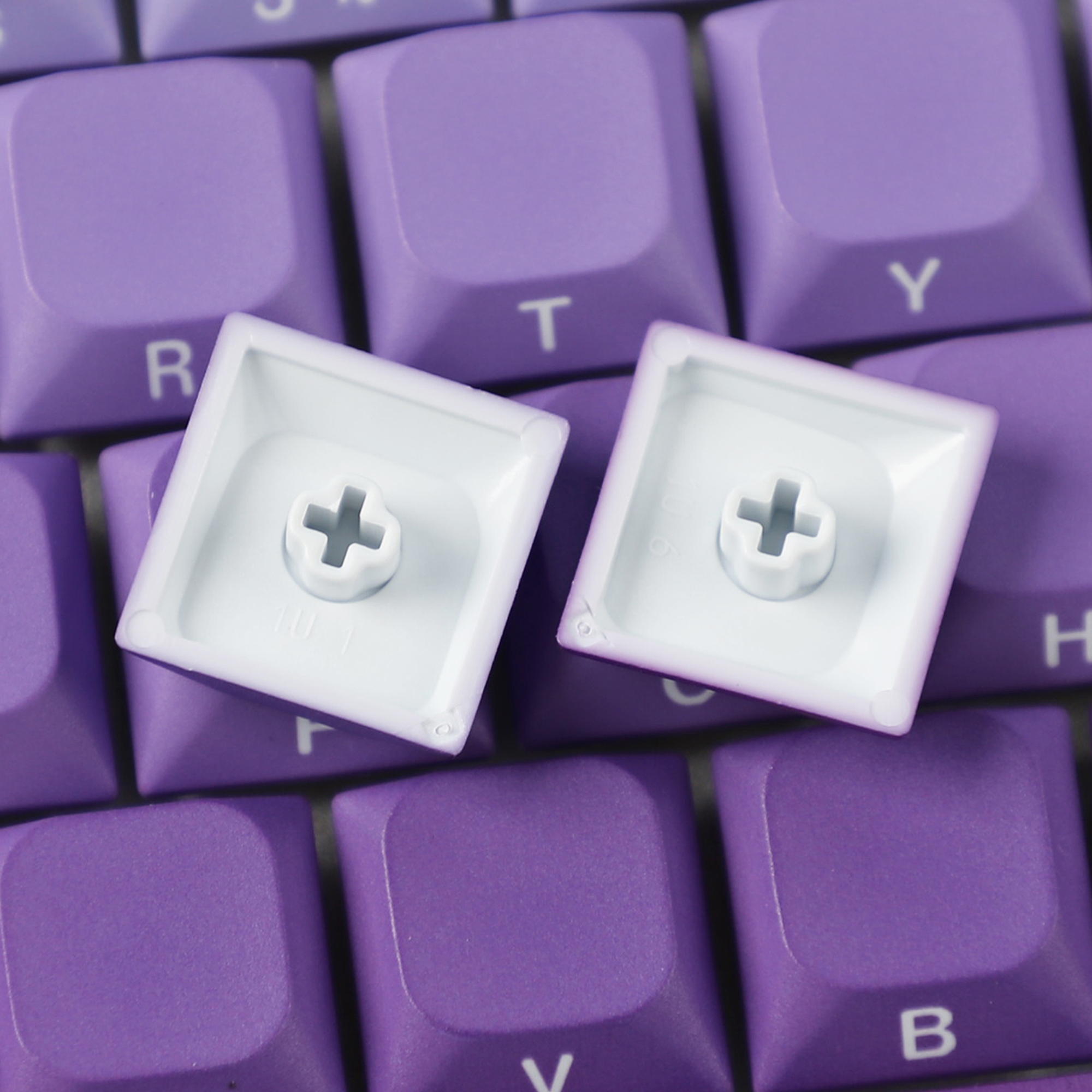 YMDK 127 Ultra-thin Thin MX PBT Keycap Side Printing Dye for Nuphy 61 ...