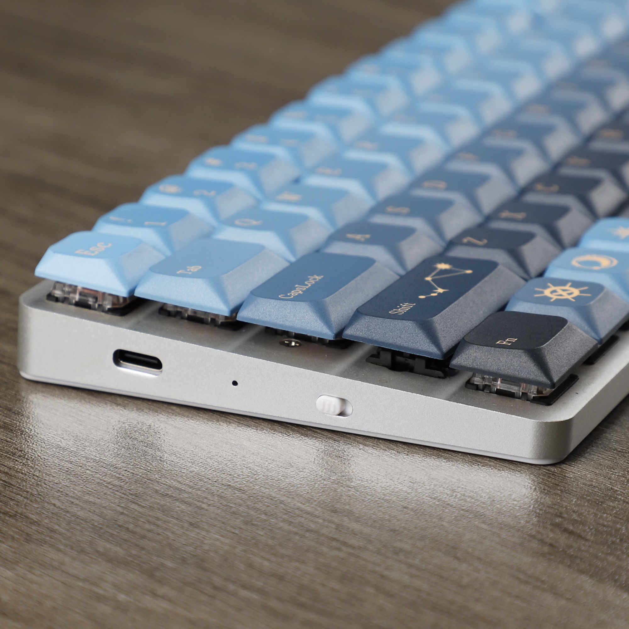127 Ultra-slim Mx Low Profile Dye Sub PBT Keycaps For Mx 61 64 68 75 84 ...