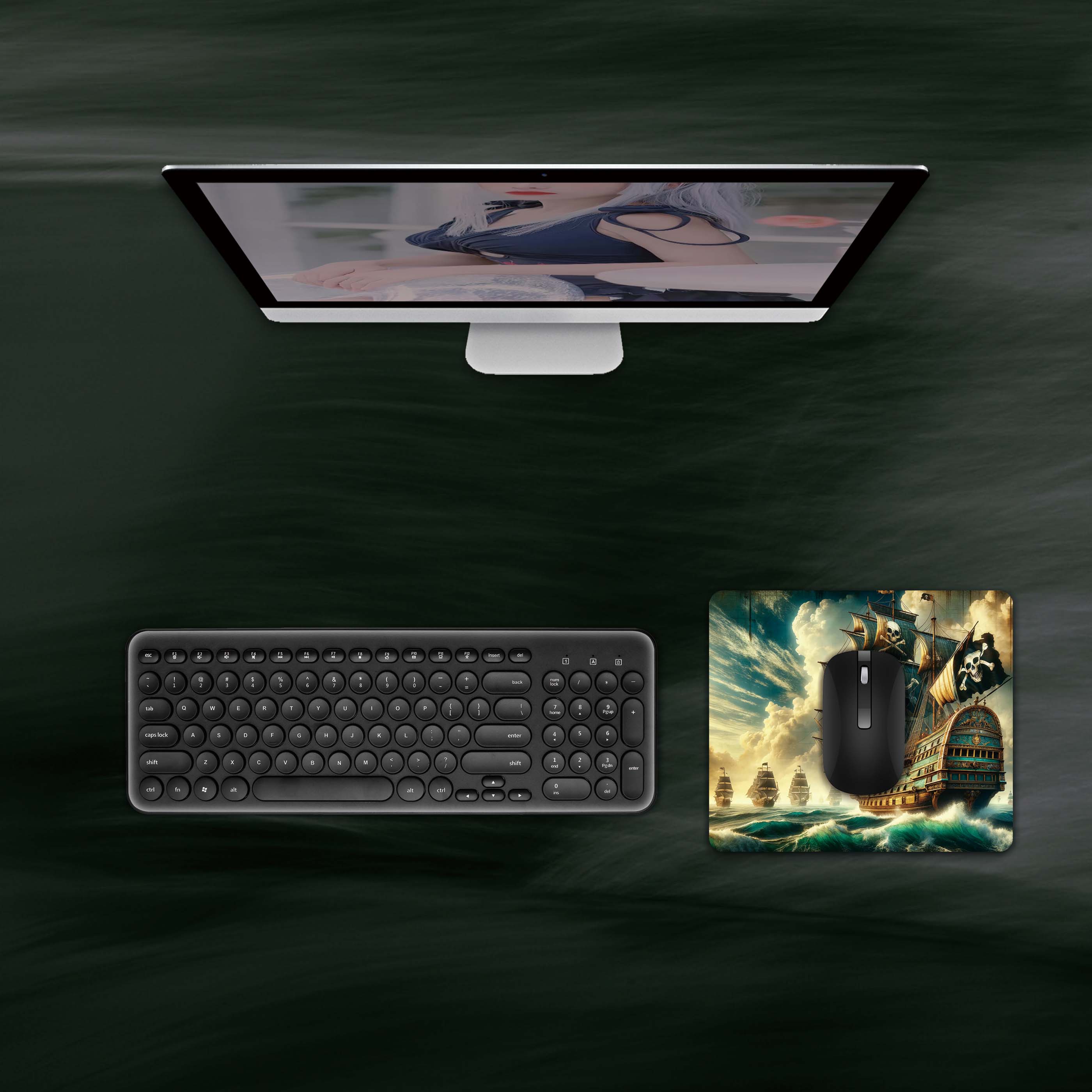 Multi-size multi-style gaming mouse pad, gaming office keyboard pad ...