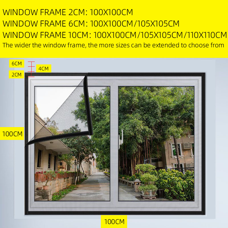 Customized Anti-Mosquito Screen Window Summer Window Breathable Gauze ...