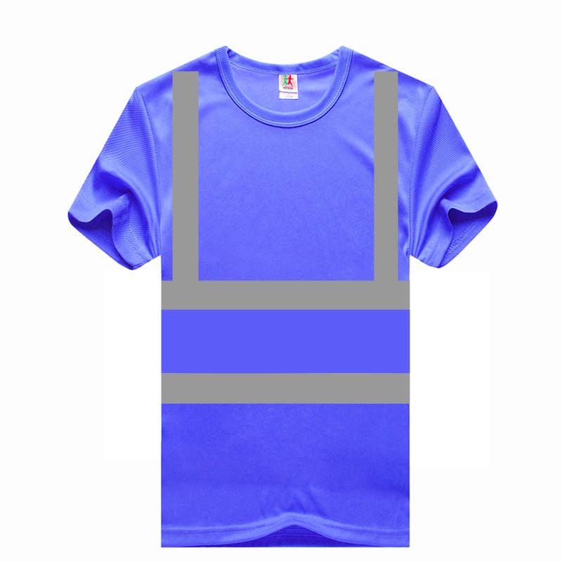 Fluorescent Yellow High Visibility Shirts Reflective Safety t-Shirt ...