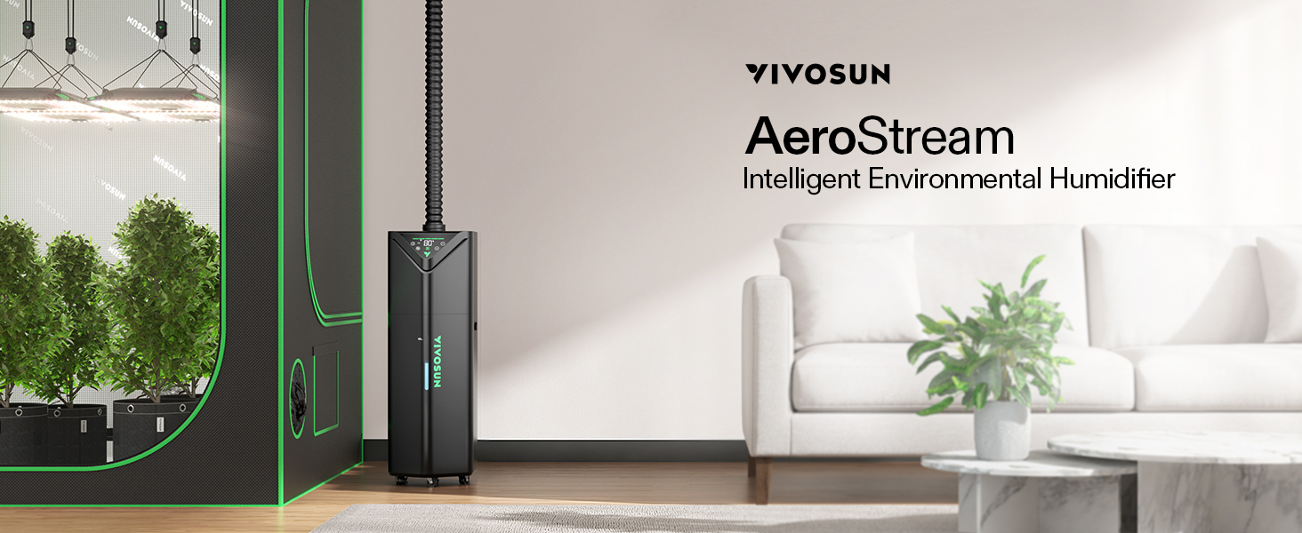 VIVOSUN AeroStream H19 Intelligent Environmental 19L Humidifier with ...