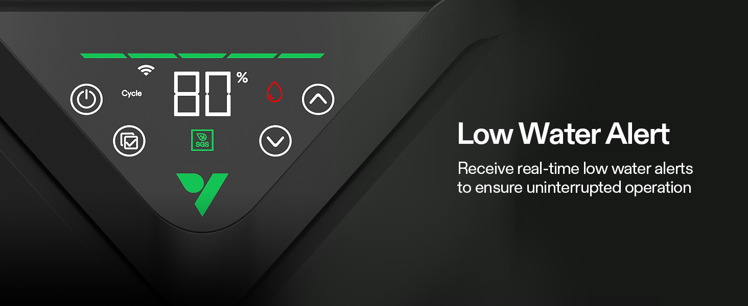 VIVOSUN AeroStream H19 Intelligent Environmental 19L Humidifier with ...