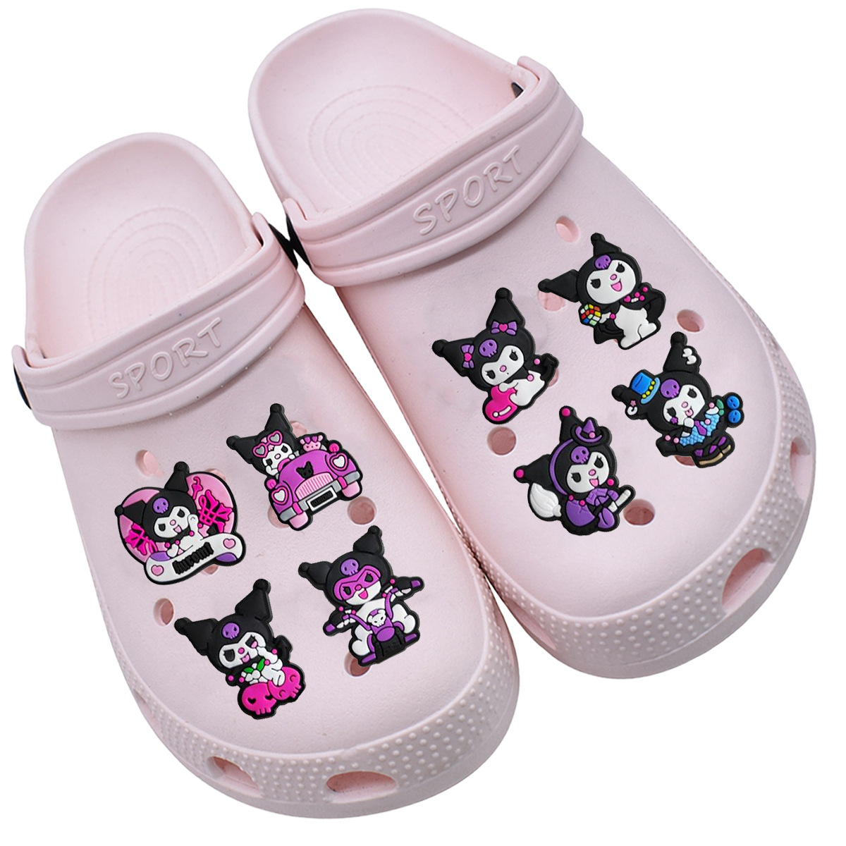 Slippers Sticker Accessories, Charm Cute Cartoon DIY Unique Shoe ...