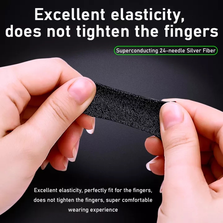 HG 24PCS Finger Sleeves for Gaming Mobile Game Controllers Finger Thumb ...