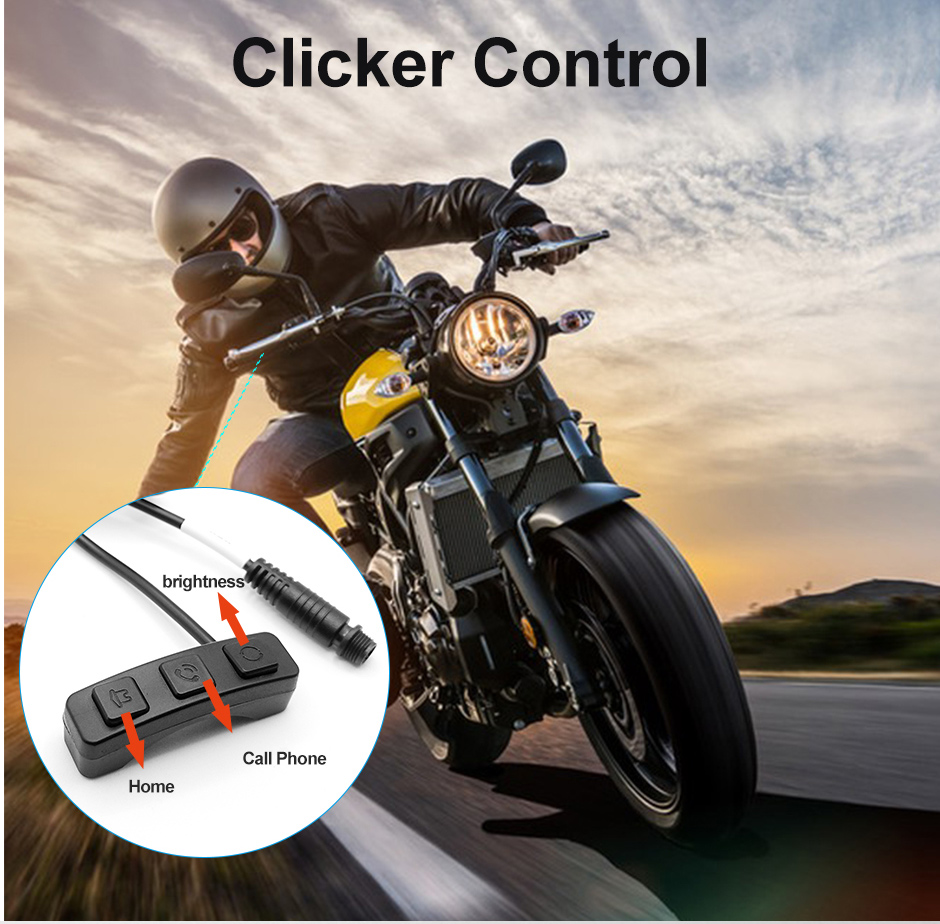F83 Motorcycle Carplay Screen MP5 Device 6.25-inch Waterproof 1080P ...