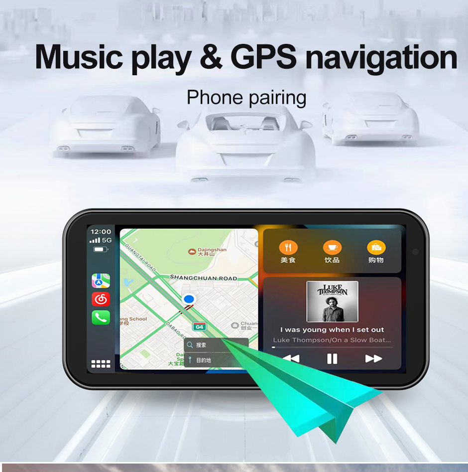 F83 Motorcycle Carplay Screen MP5 Device 6.25-inch Waterproof 1080P ...