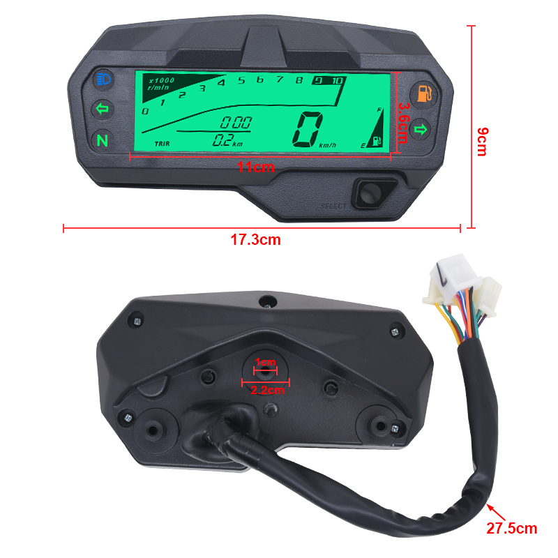 NEW Digital Meter second generation Meter electronic speedometer LCD ...