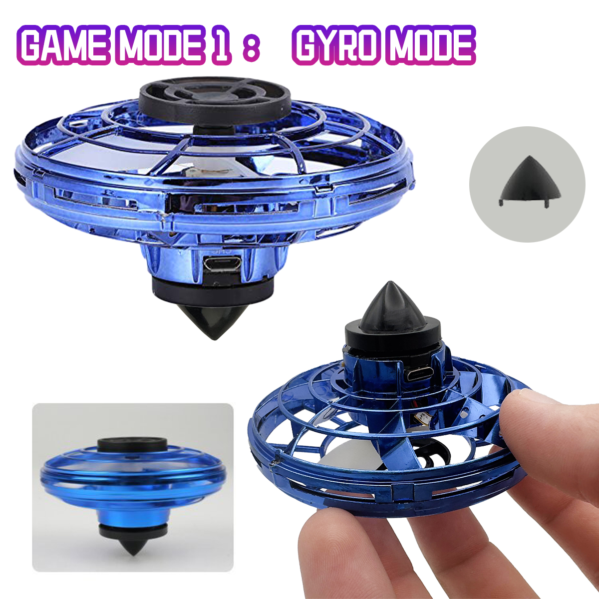 UFO Flying Drone - An interactive LED flying toy suitable for children ...