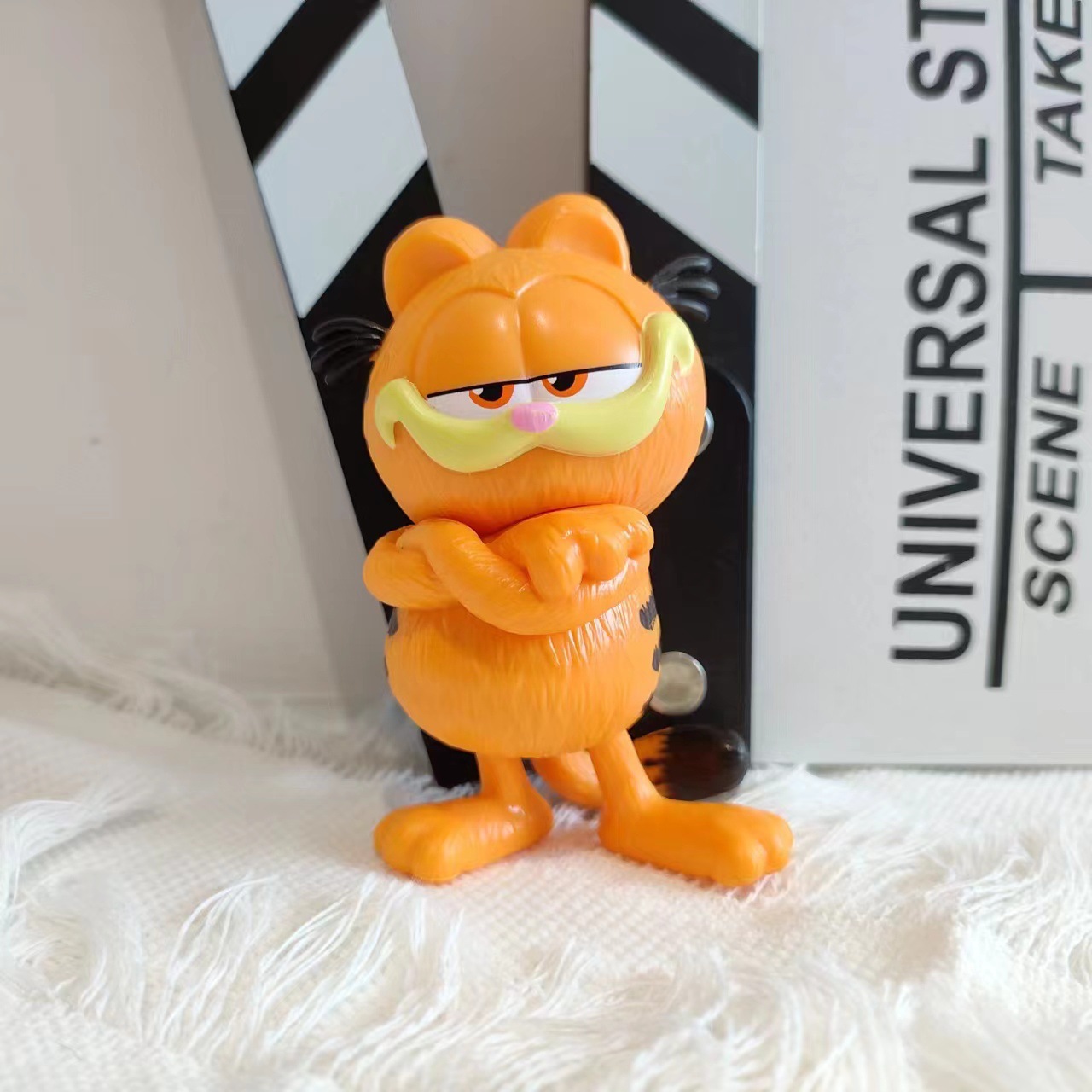 6Pcs/Set 6-10cm Anime Garfield Figure Hilarious Comedy Cat Garfield ...