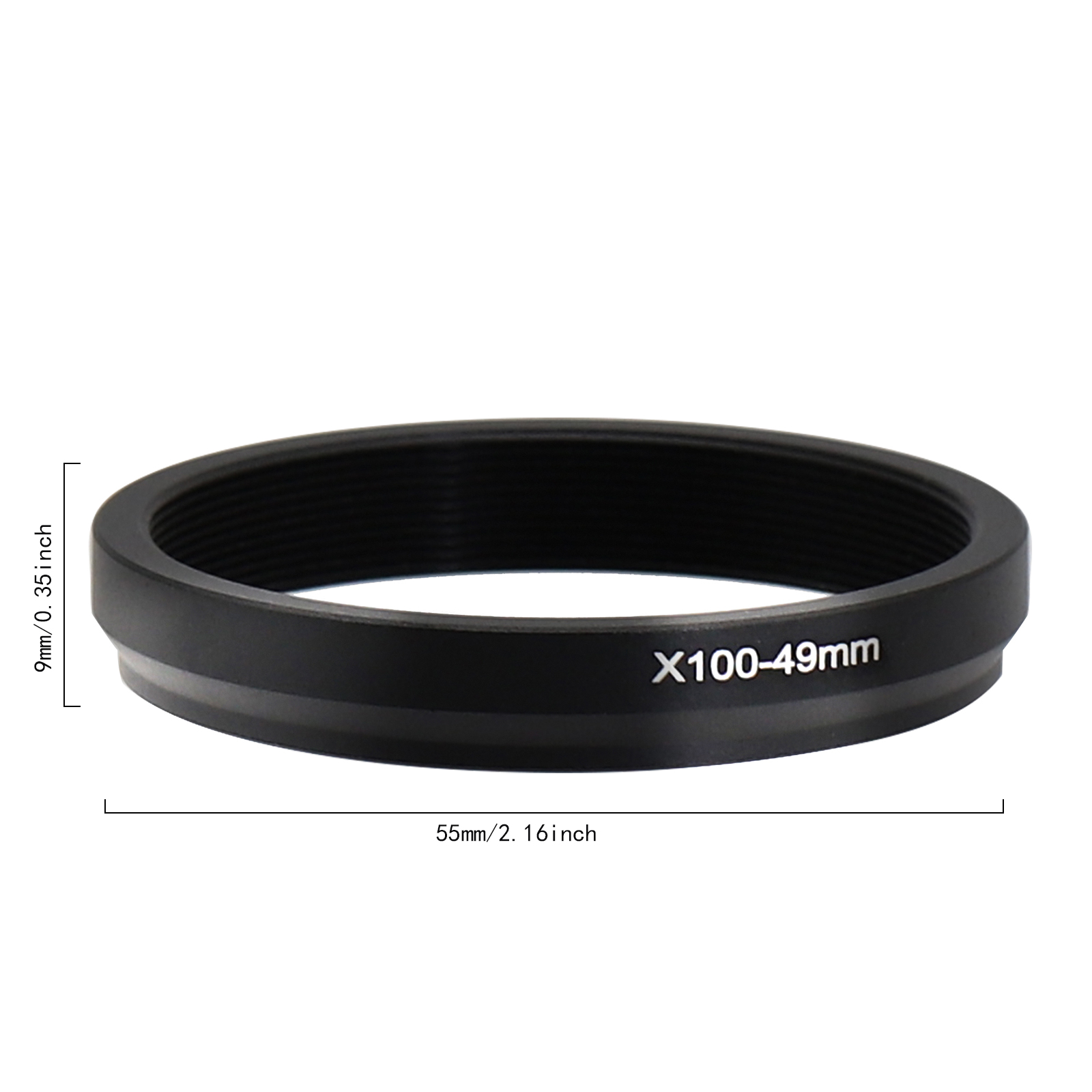49mm Metal Lens Filter Adapter Ring for Fuji X100S/X100T/X100F/X100/X70 ...