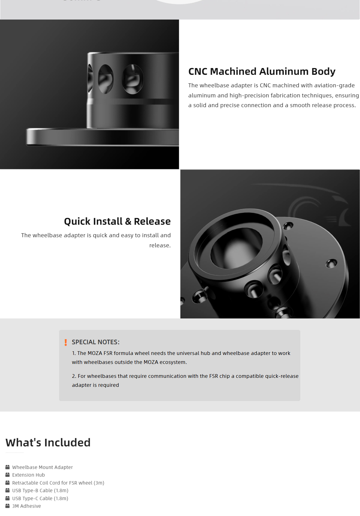 MOZA Universal Hub Kit Increased Compatibility Multiple Input Ports Dual Power Supply System ...