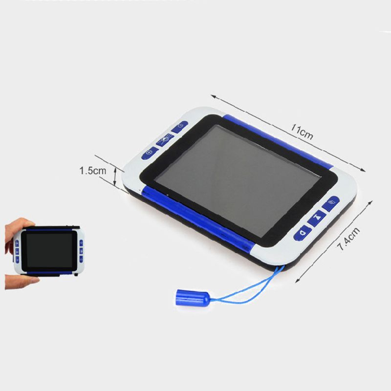 3.5" 2-32X Color LCD Portable Electric Digital Magnifier Low Vision ...
