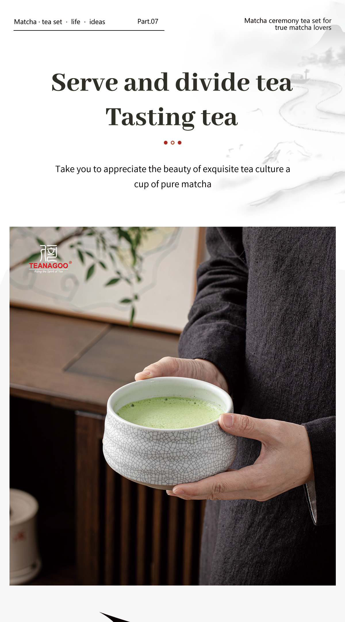 TEANAGOO Matcha Tea Set, Japanese Tea Set, Matcha Bowl, Matcha Bamboo ...