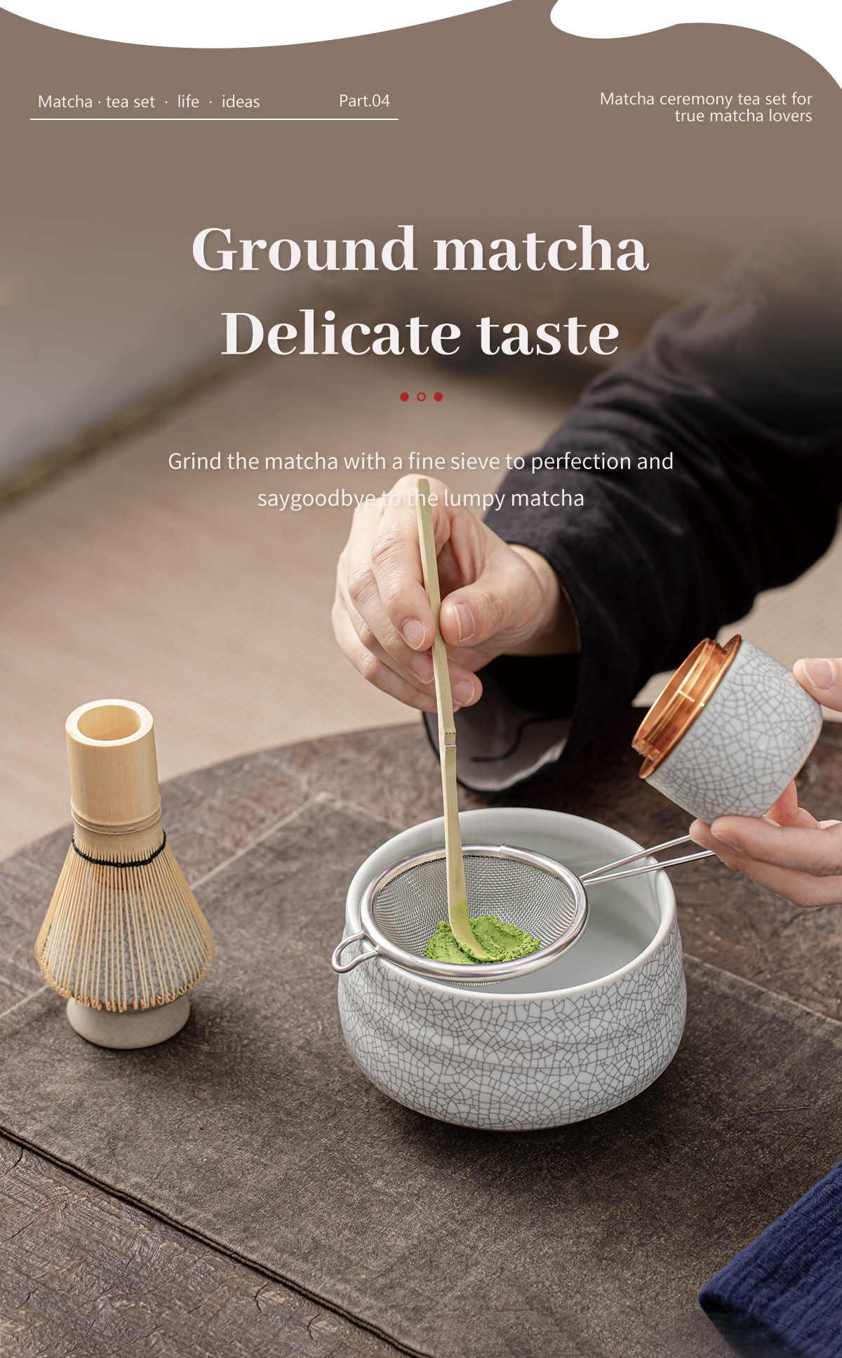 TEANAGOO Matcha Tea Set, Japanese Tea Set, Matcha Bowl, Matcha Bamboo ...