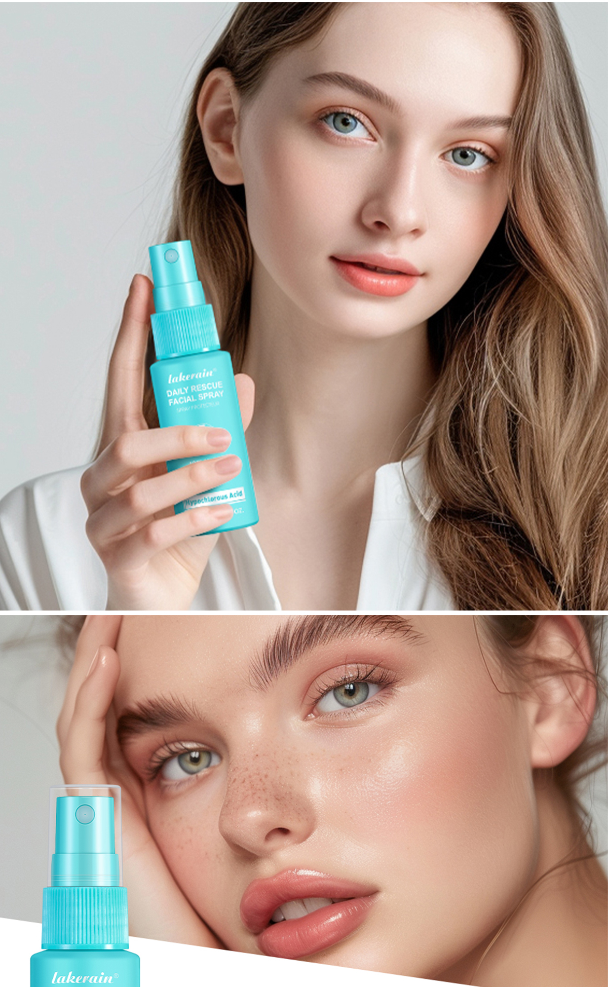 Lakerain 30ml Daily Rescue Facial Spray for Sensitive Skin,Helps Reduce ...