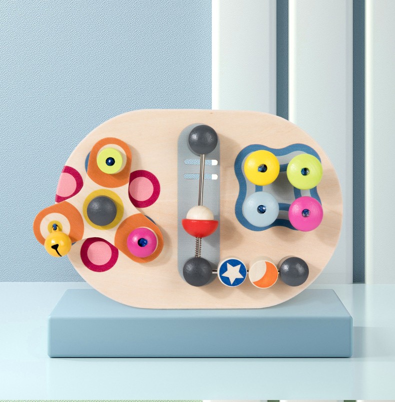 Montessori Busy Board for 1 Year Old, Sensory Toy for Toddlers, Travel ...