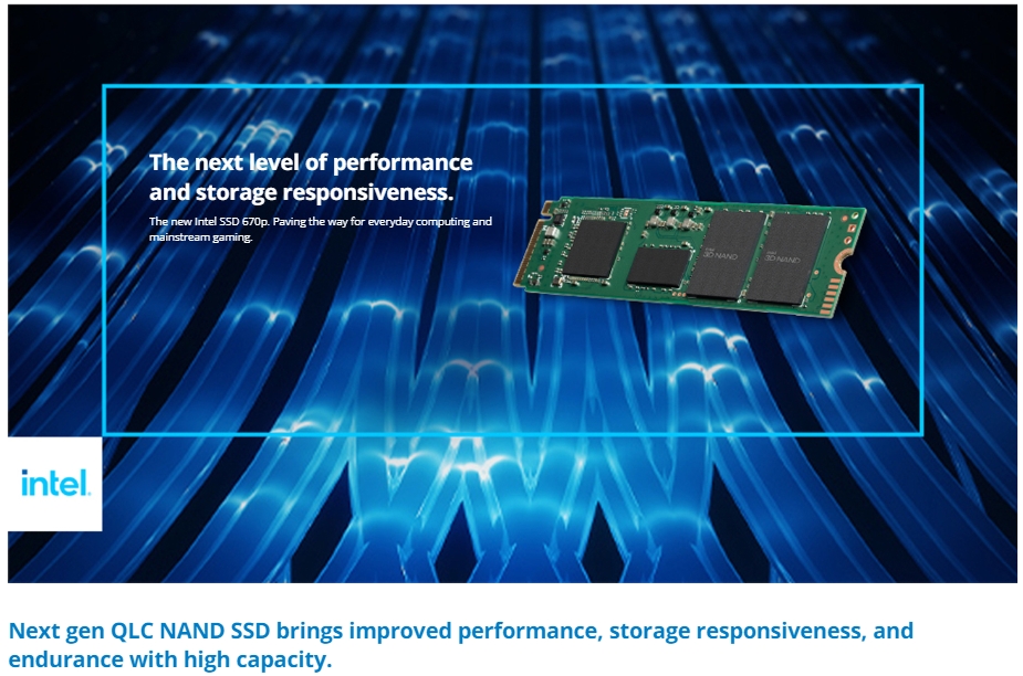 Intel 660P/665P/670P Series M.2 2280 512GB 1TB 2TB PCIe 3.0 x4, NVMe ...