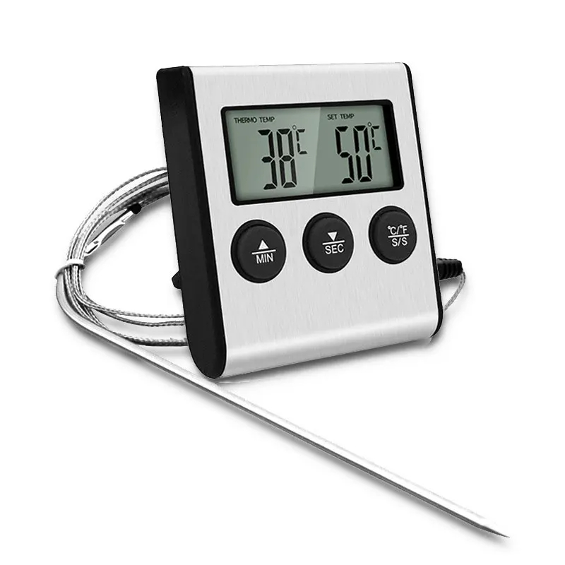 Kitchen Digital Cooking Thermometer Meat Food Temperature for Oven BBQ ...