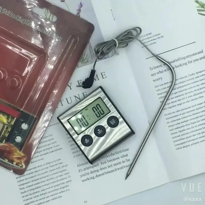 Kitchen Digital Cooking Thermometer Meat Food Temperature for Oven BBQ ...