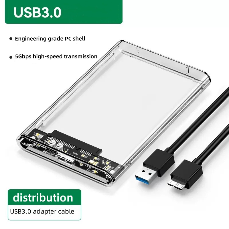 USB C Hard Drive Case Type C 3.0 2.0 External HDD Enclosure 2.5 inch ...