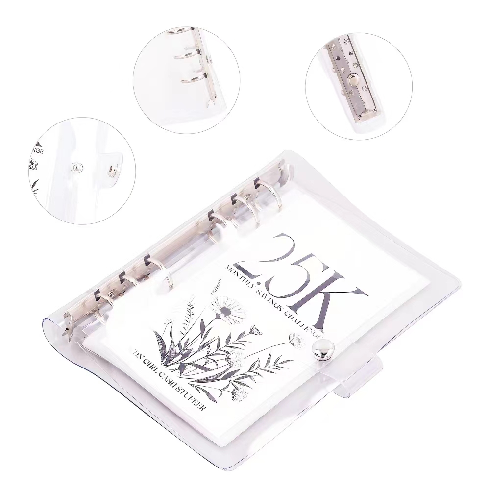 Vertical Money Saving Binder with 6-Ring Binder, 12-Month Budget ...