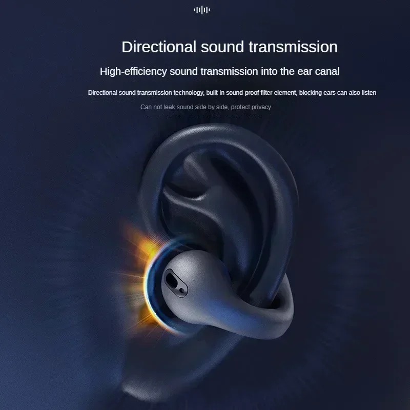 T75 Earbuds Gaming Clip Ear Bluetooth 5.3 Wireless Headphones Music ...
