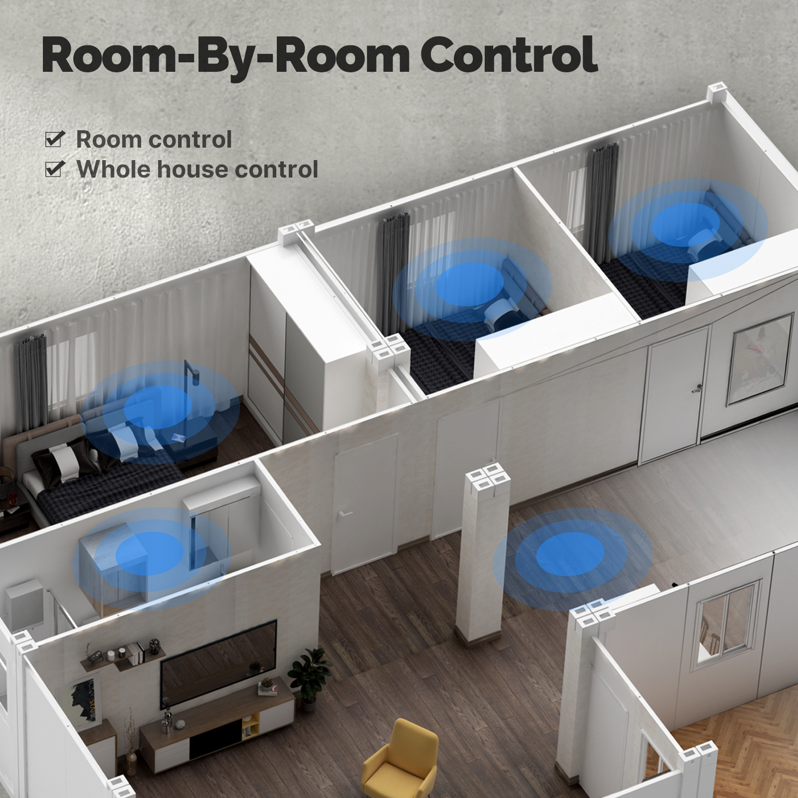Tuya central control screen 3.5 inch touch 86*86 multifunctional smart ...