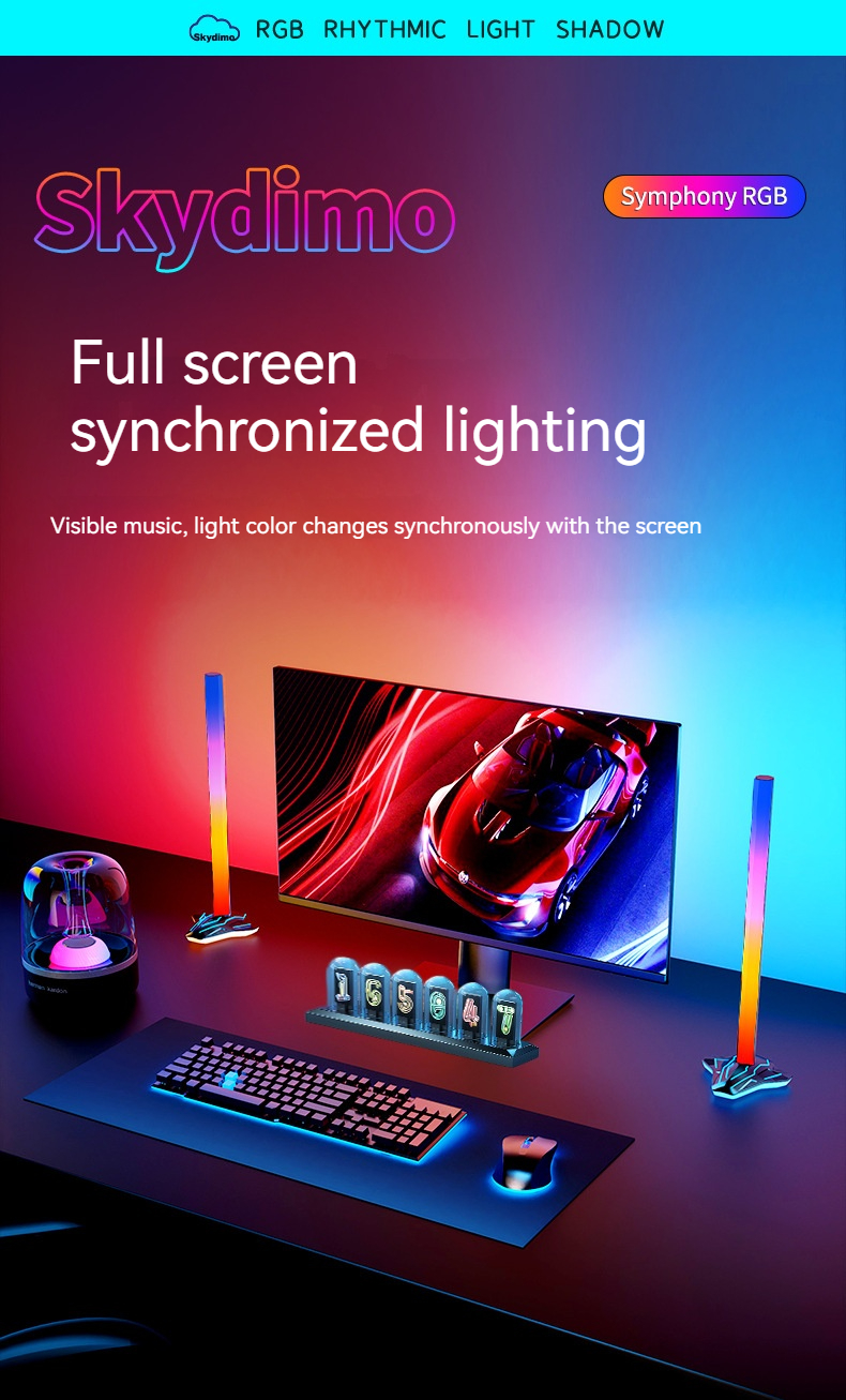 Ambilight Ambient Desktop Lamp Sync with Computer Monitor, Immersion PC ...