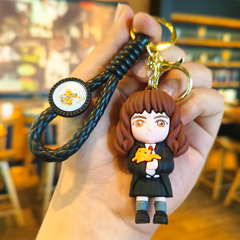 Cartoon Harry Potter Keychain Voldemort Doll Keychain Pendant Gift Key ...