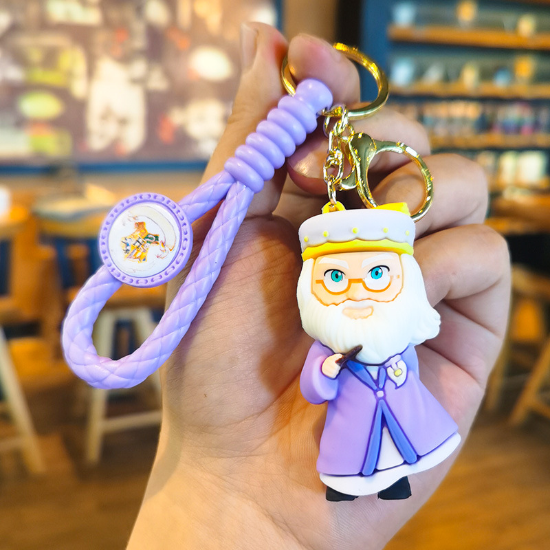 Cartoon Harry Potter Keychain Voldemort Doll Keychain Pendant Gift Key ...