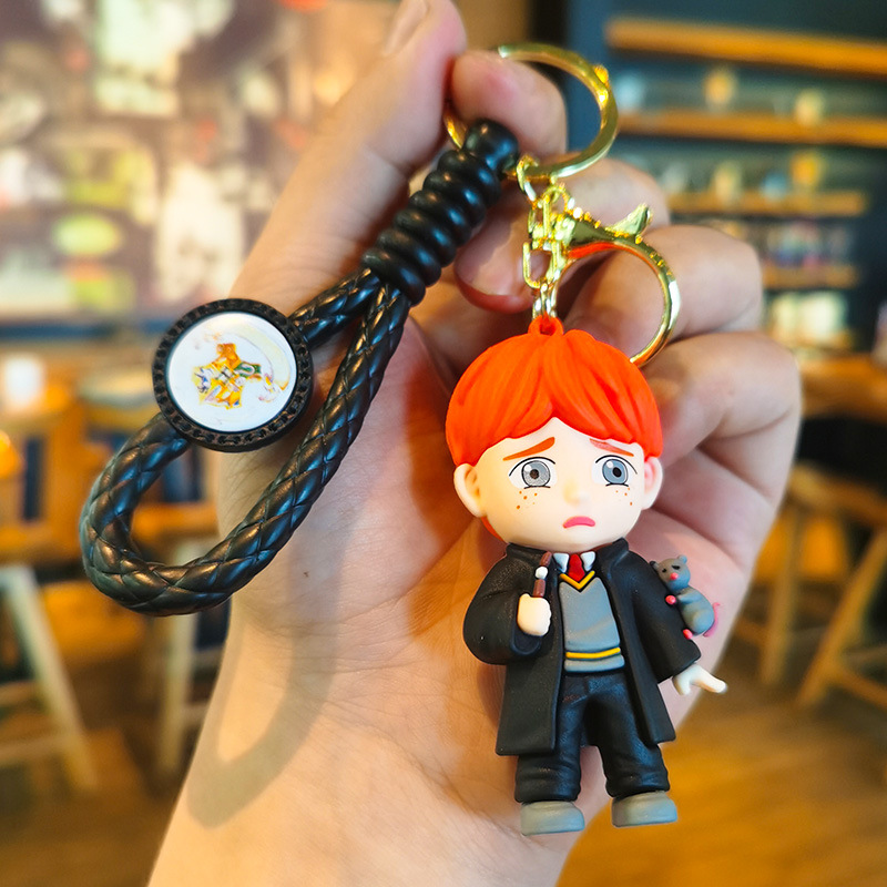 Cartoon Harry Potter Keychain Voldemort Doll Keychain Pendant Gift Key ...