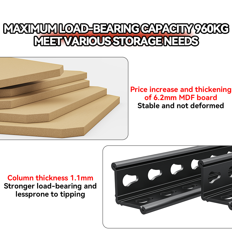 【Worry Free Refund】MOOM Rack 180*60*210CM Can Withstand A Weight Of ...