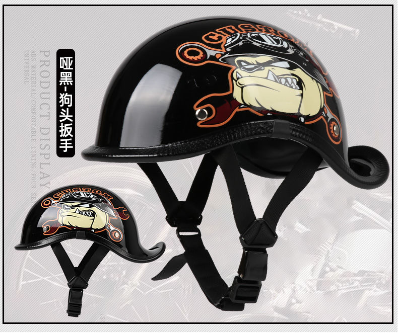 【HOT SALE】⚡COD⚡ Available Retro Helmet Scoop Hat Harley HelmetSummer ...