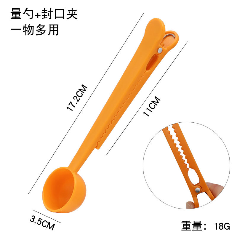 Multiple styles of coffee measuring spoon clip multifunctional with ...