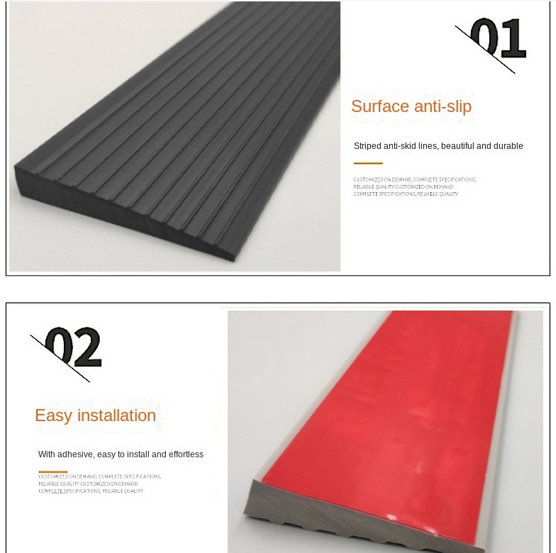 Universal Rubber Mat for Robot Vacuum & Wheelchair - Non-Slip Threshold ...