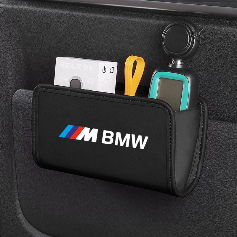 Honda car Leather Multi functional door storage box trash can cup ...