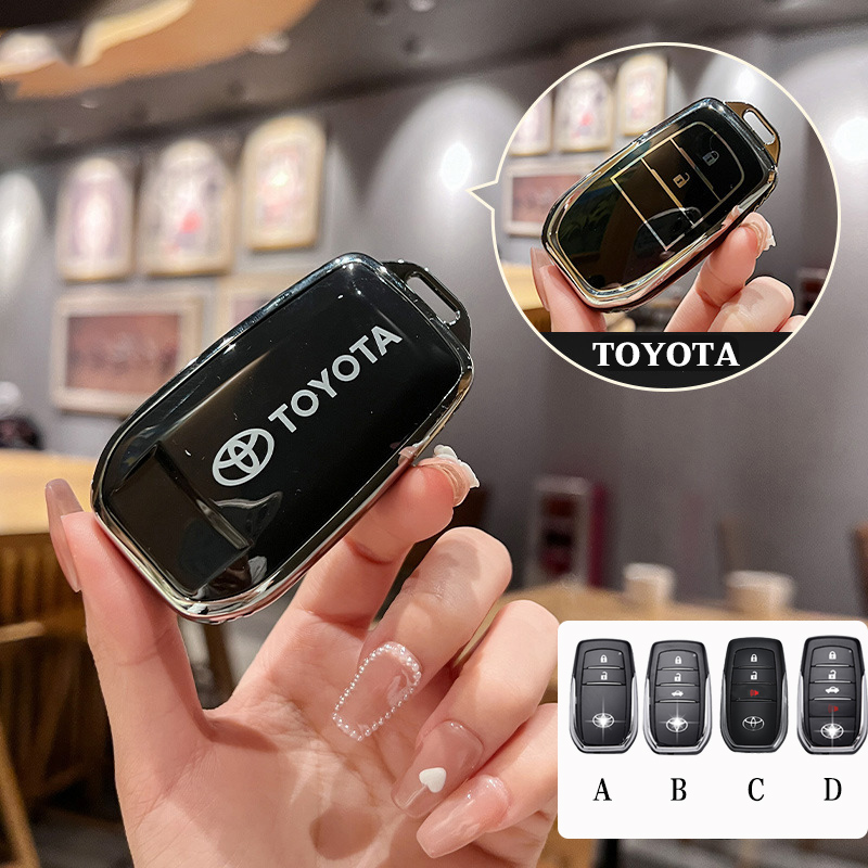TPU Car Key Cover For Toyota Innova/Rocoo/Fortuner/Camry/GR SPORT/Chr ...