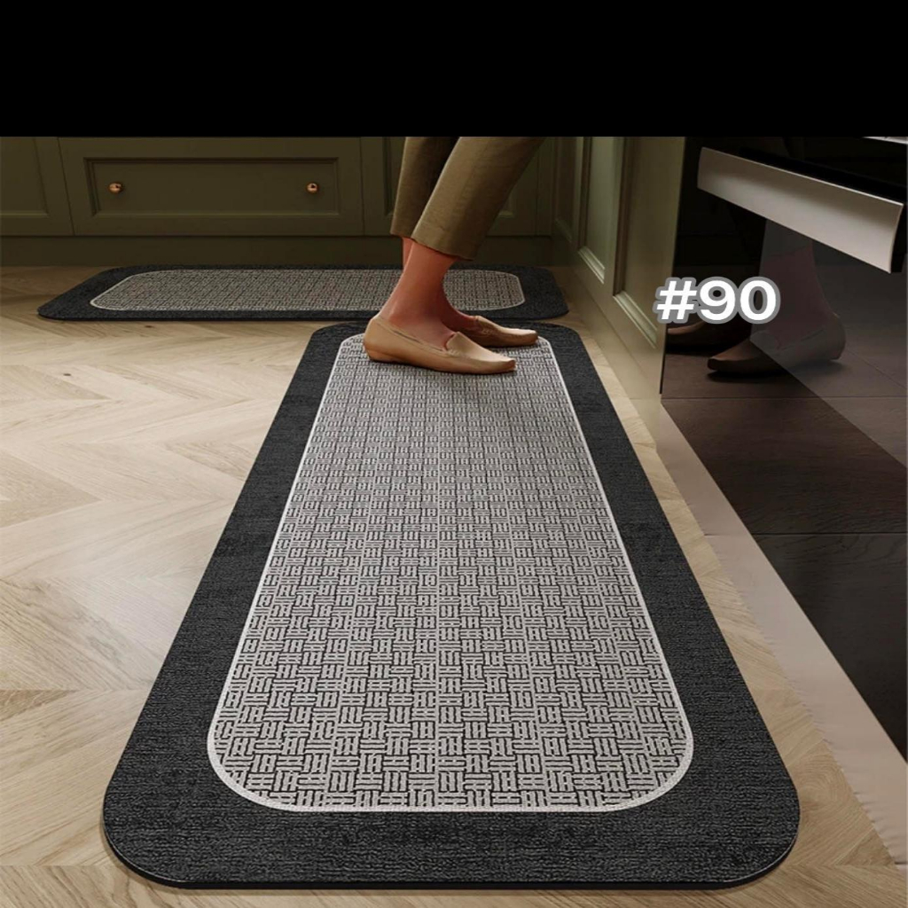 Kitchen Carpet Floor Mat Non-slip Thicken Doormat Rugs Kitchen Mats ...