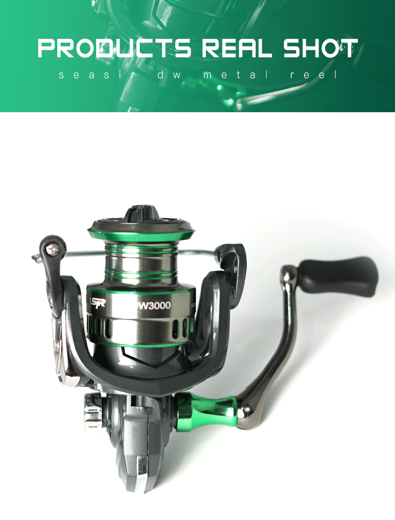 Seasir DW Fishing Reel 1000-7000 Max Drag 15kg 14+1 BB All-Metal ...