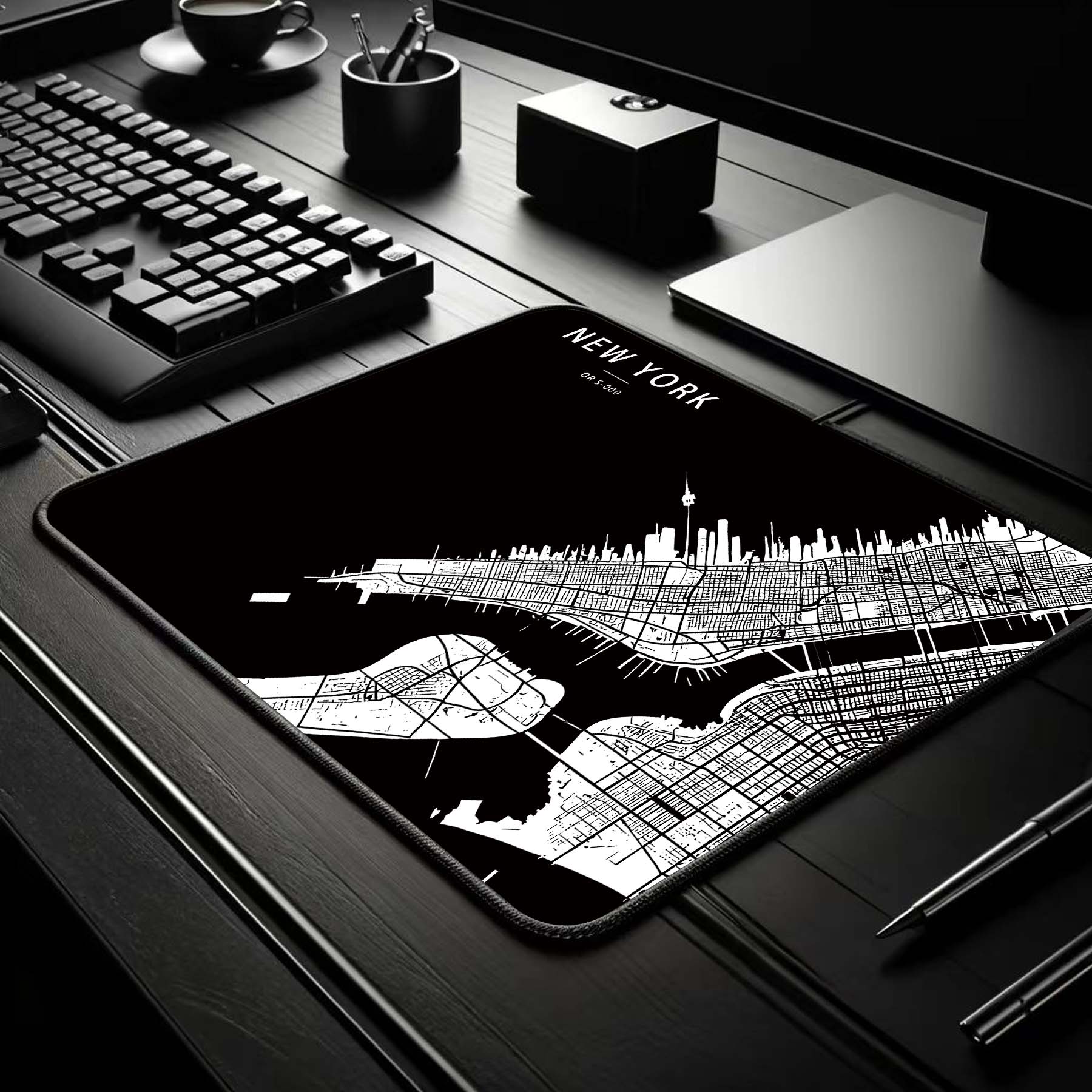 Gaming Office Mouse Pad: Edge-locked, washable, non-slip, sensitive and ...