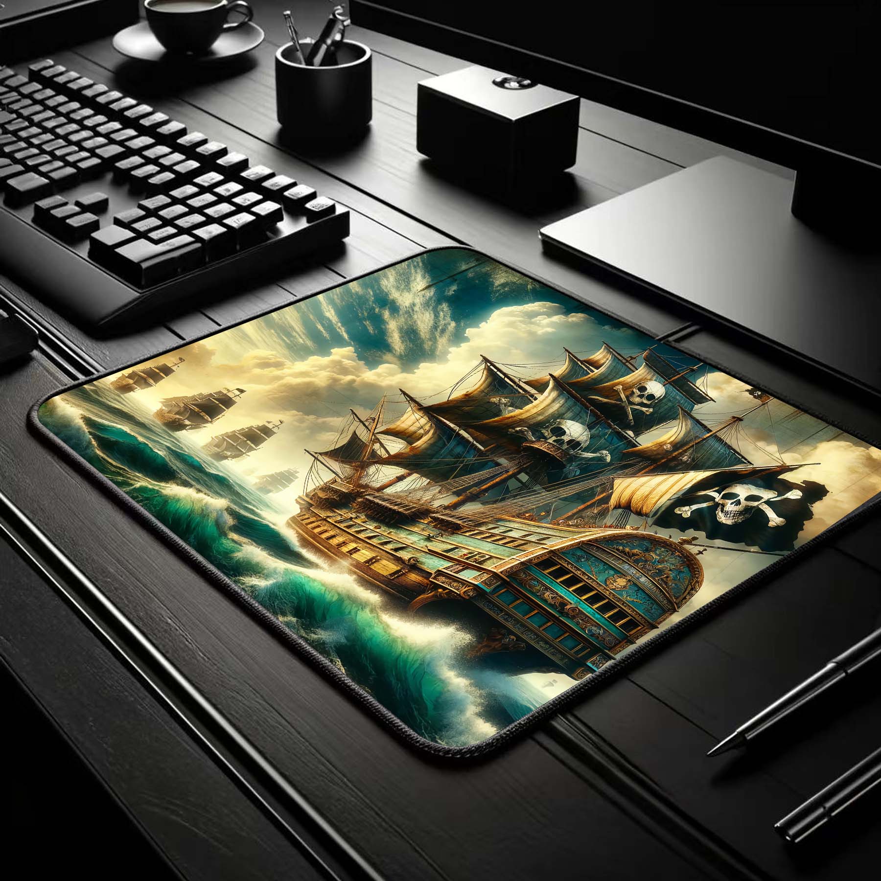 Gaming Office Mouse Pad: Edge-locked, washable, non-slip, sensitive and ...