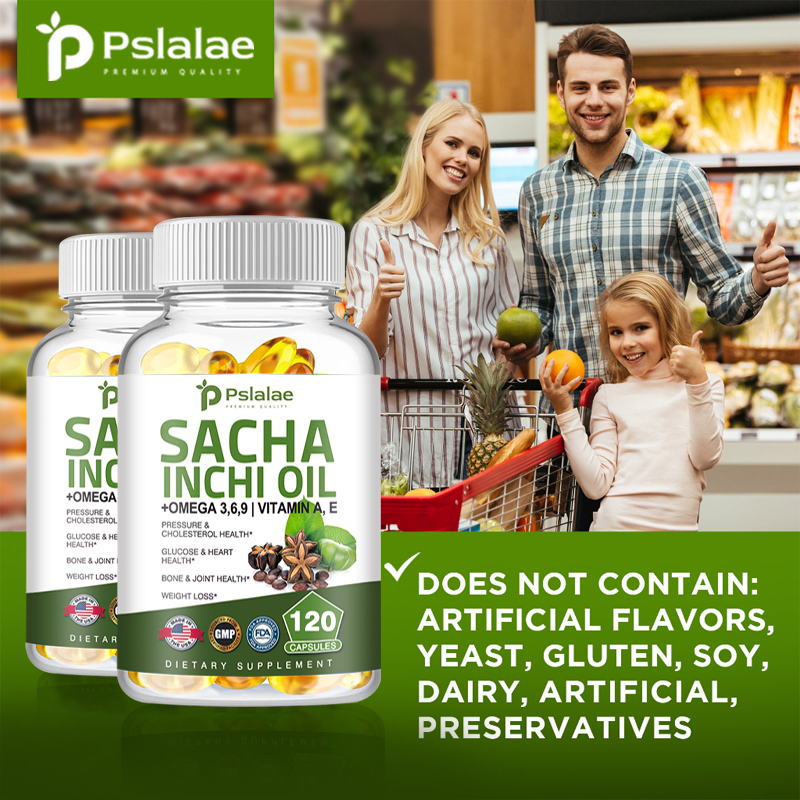 SACHA INCHI OIL capsules l 500 mg l Promotes joint health, bone growth ...