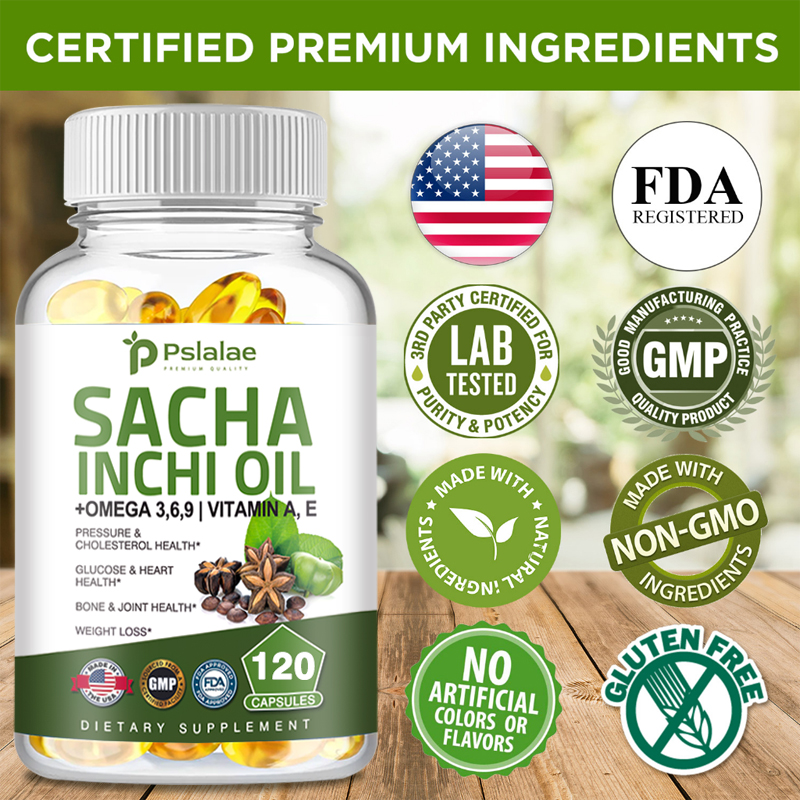 SACHA INCHI OIL capsules l 500 mg l Promotes joint health, bone growth ...