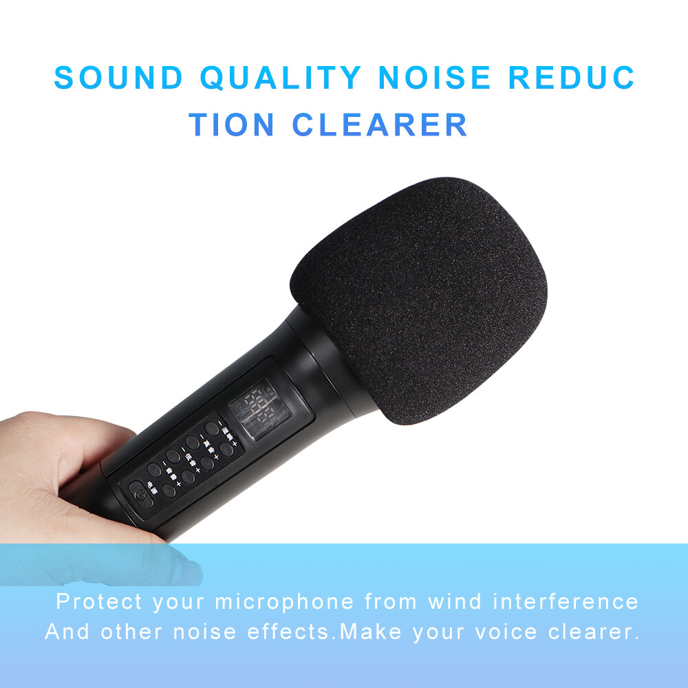 [Shopee Choice] Microphone Head Sponge Cover Handheld Stage Microphone ...
